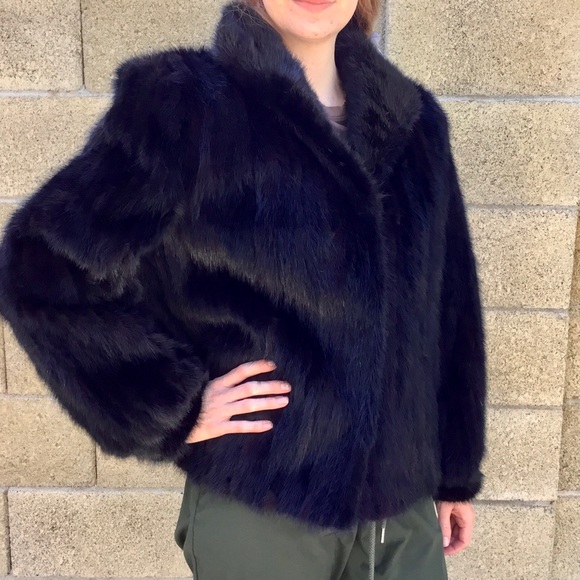 Saga Furs | Jackets & Coats | Vintage Dark Brown Saga Mink Fur Coat ...